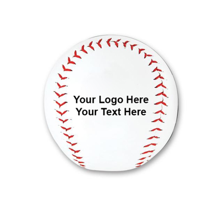 3 Inch Logo Imprinted Official Size Hard Baseballs