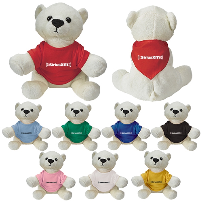 Promotional Zoofari Beanies Polar Bear Toys