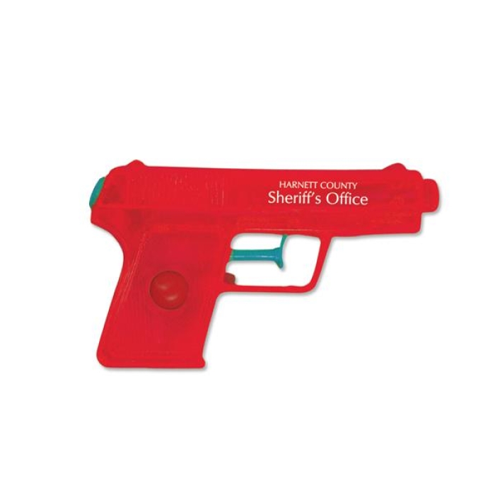 Personalized Red Pistol Water Gun