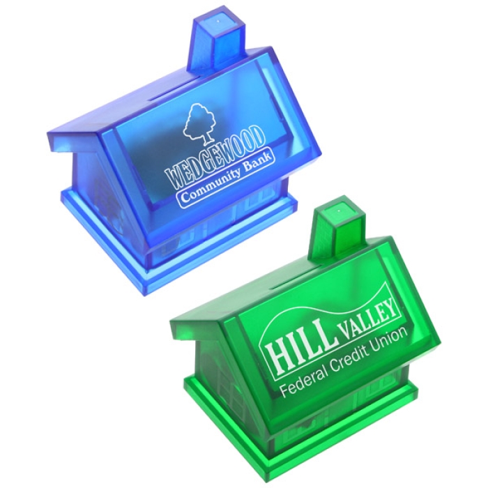Custom Printed Happy Home House Bank