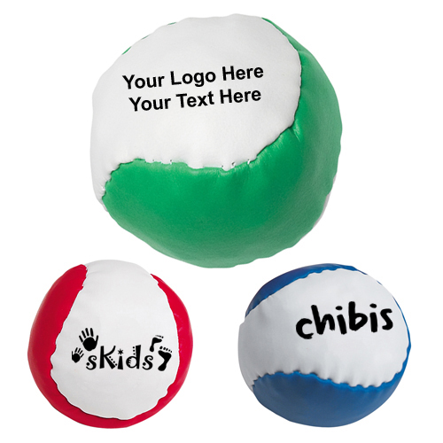 2 Inch Logo Imprinted Leatherette Balls - Balls - Fun, Games & Music