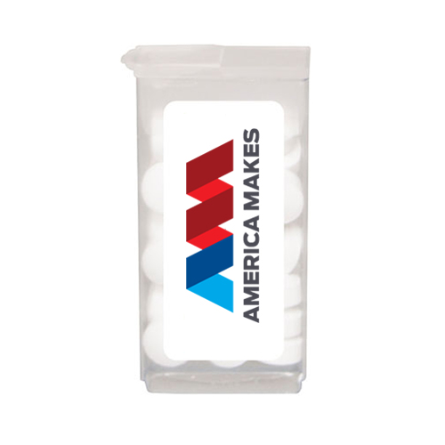 Customized Plastic Dispenser with Sugar Free Peppermints - Mints - Food ...