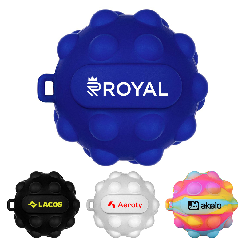 Personalized Silicone Popper Balls - Balls - Fun, Games & Music