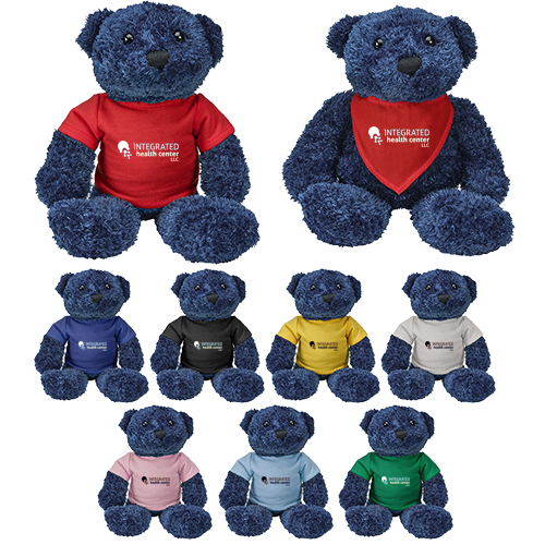 Promotional Logo Navy Color Bear Plush Toys - Stuffed & Plush Animals ...