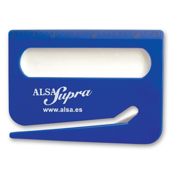 Personalized Magnifier with Ruler & Letter Opener - Blue - Plastic ...