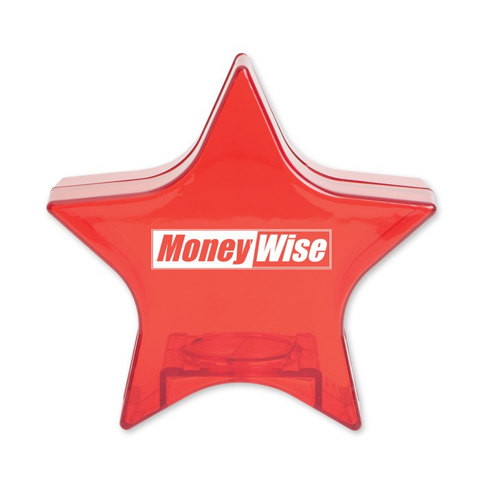 Personalized Star Bank - Red - Star Bank - Shape & Selection Bank ...